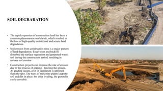 IMPACT OF CONSTRUCTION ON ENVIRONMENT PPT, Group 7.pptx