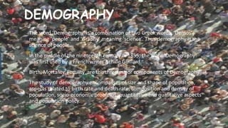 Impact of corona on demography | PPTX