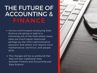 Impact of data science on Finance | PPT