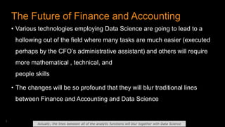 The Impact of Data Science on Finance | PPT