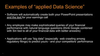 The Impact of Data Science on Finance | PPT