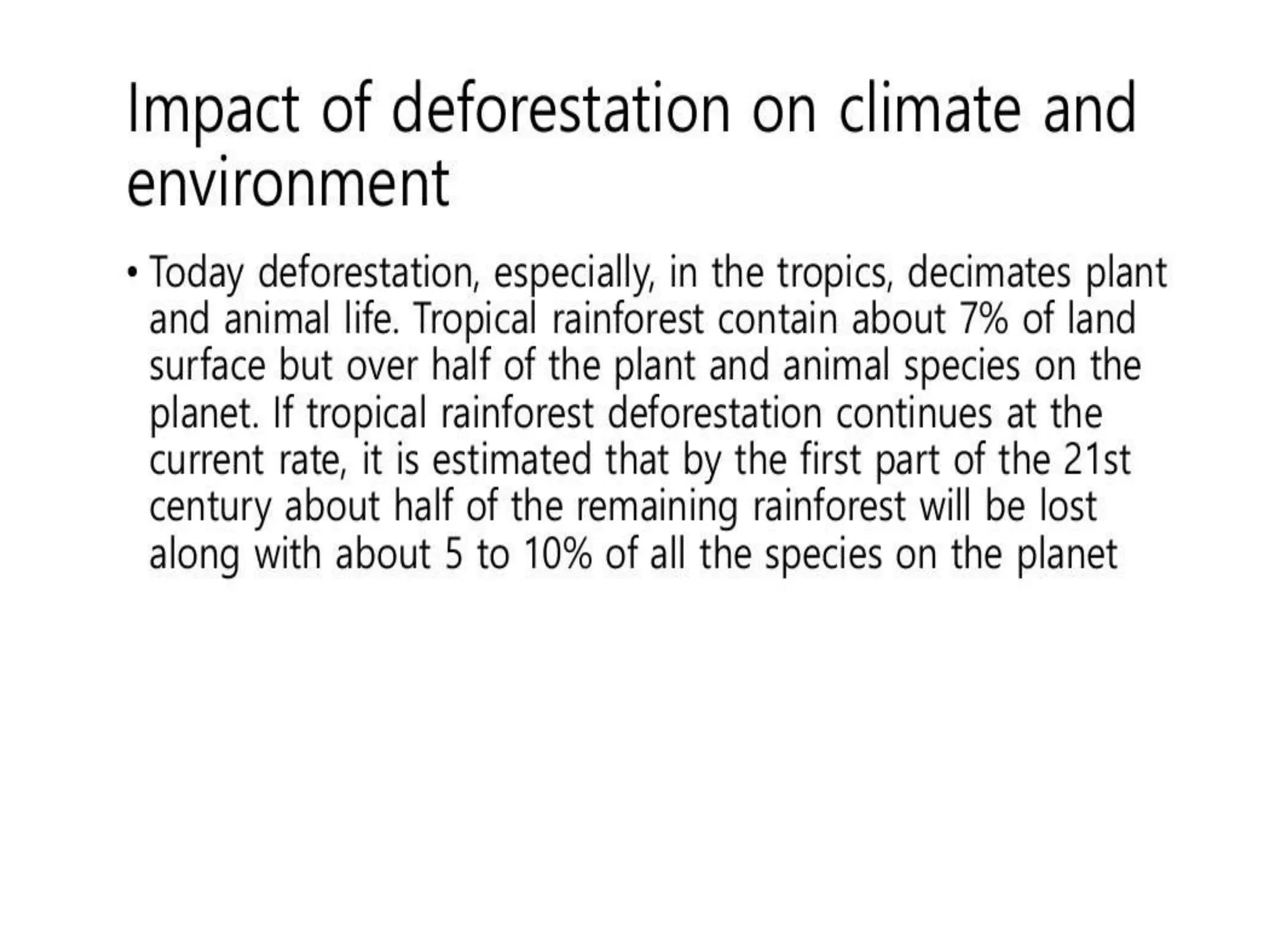 Impact of deforestation on climate and environment By Mr Allah Dad Khan | PPTX | Environment ...