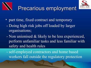 Impact of demography & employment patterns on occupational health mr ...