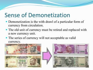Impact of demonetization | PPTX