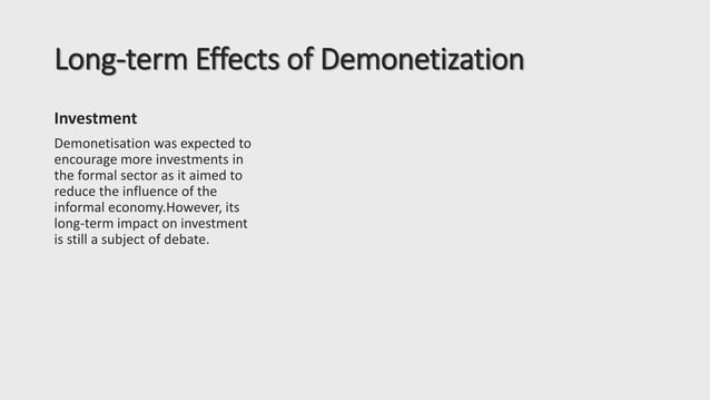 Impact of demonetization on indian economy.pptx | Currencies | Economy