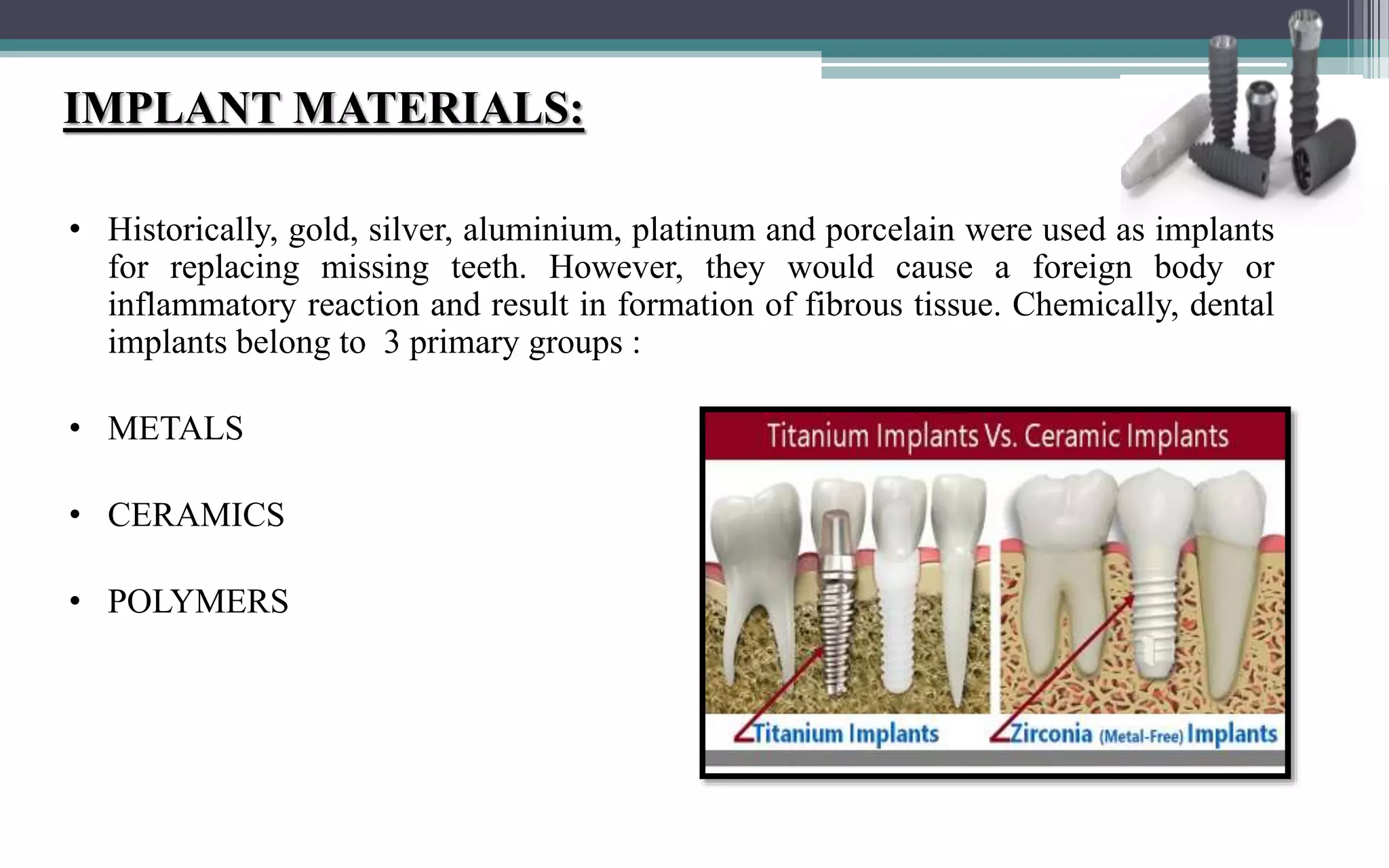 Impact of dental implant surface modifications on Osseo-integration | PPTX