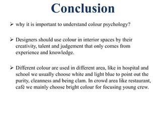 Impact of design and colour in interior having different perspective ...