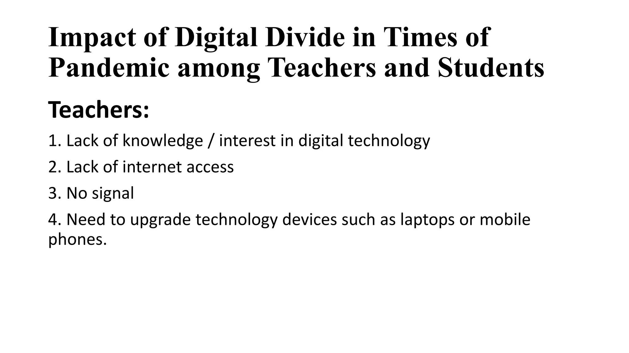 Impact of Digital Divide on Education.ppt