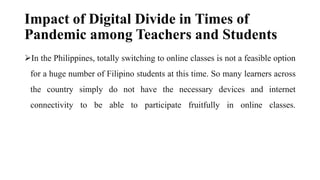 Impact of Digital Divide on Education.ppt