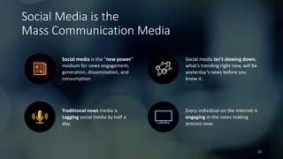 Impact of Digitalization and Role of Media in Creating Narratives | PPTX