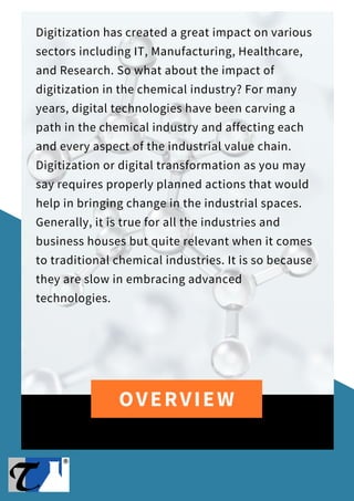 Impact of digitalization in the chemical industry | PDF