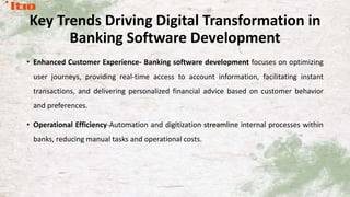 Impact of Digital Transformation In Banking Software Development | PPTX | Business Banking ...