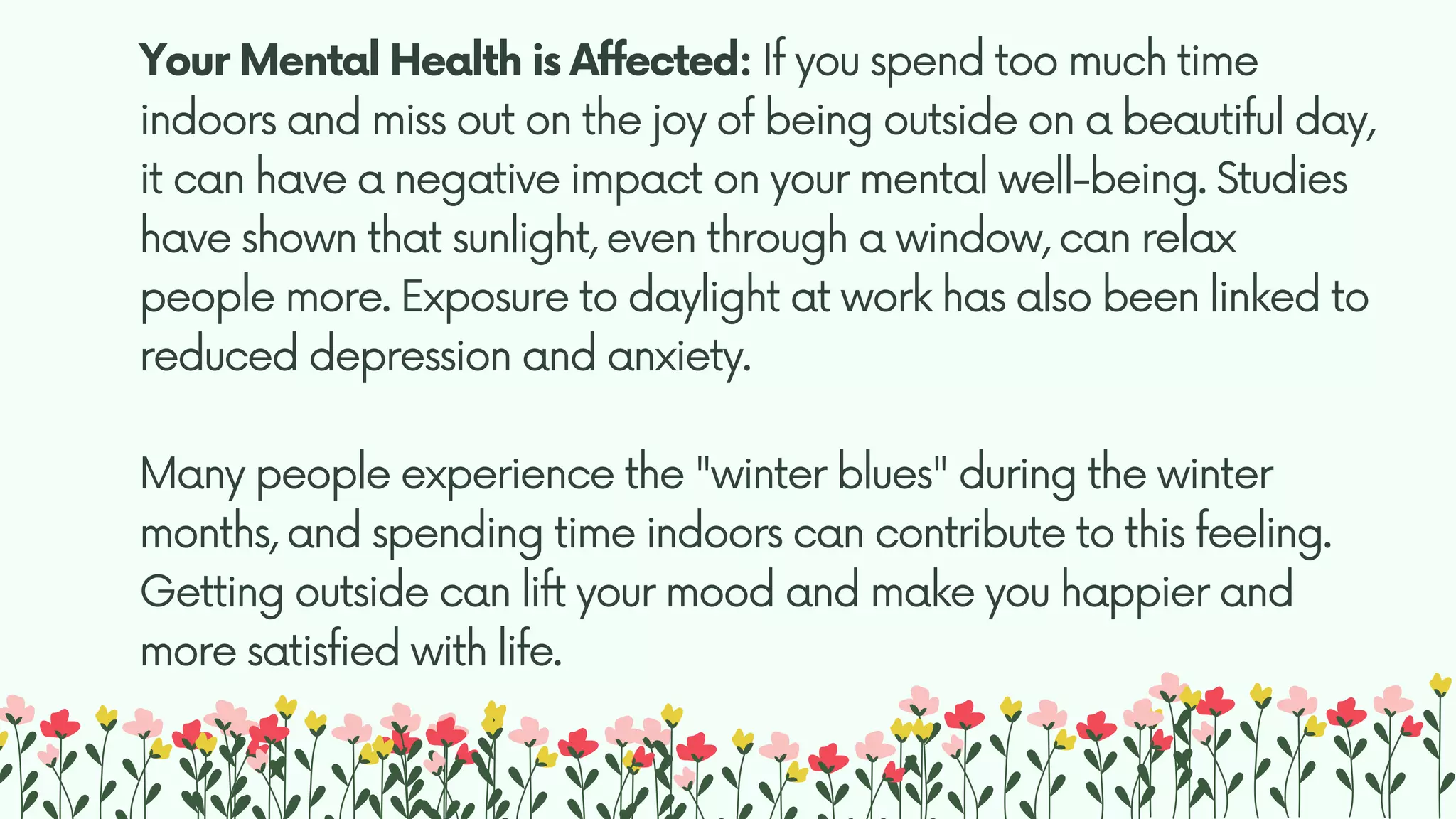 Impact of Disconnect from Nature on Mental Health | Solh Wellness | PDF