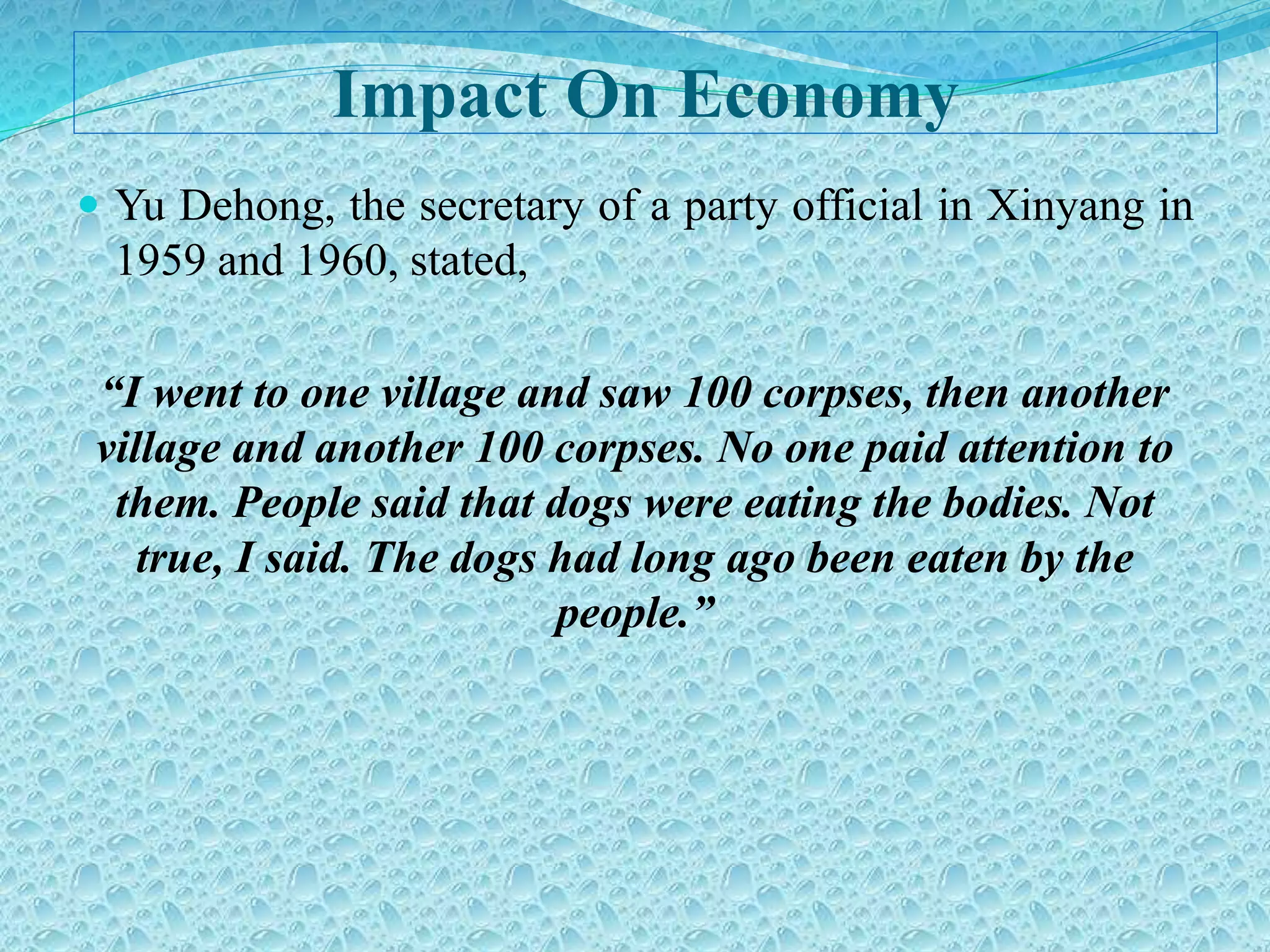 Impact of drought on economy of a country | PPTX