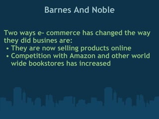Impact Of E Commerce On Business | PPT