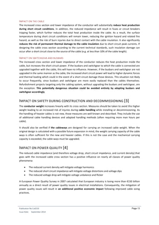 Impact of economical cable conductor sizing | PDF