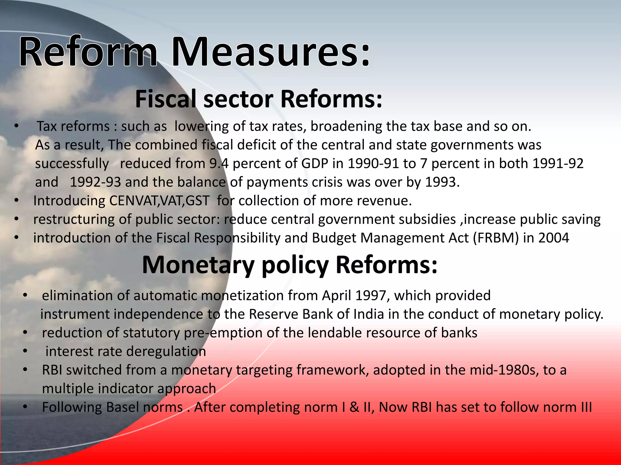 Impact of economic reforms | PPTX