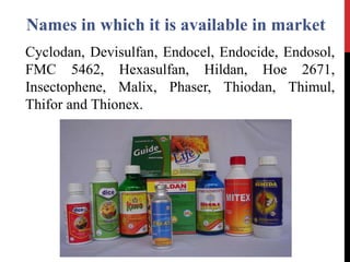 Impact of endosalfan application on human and environment in kerala | PPT