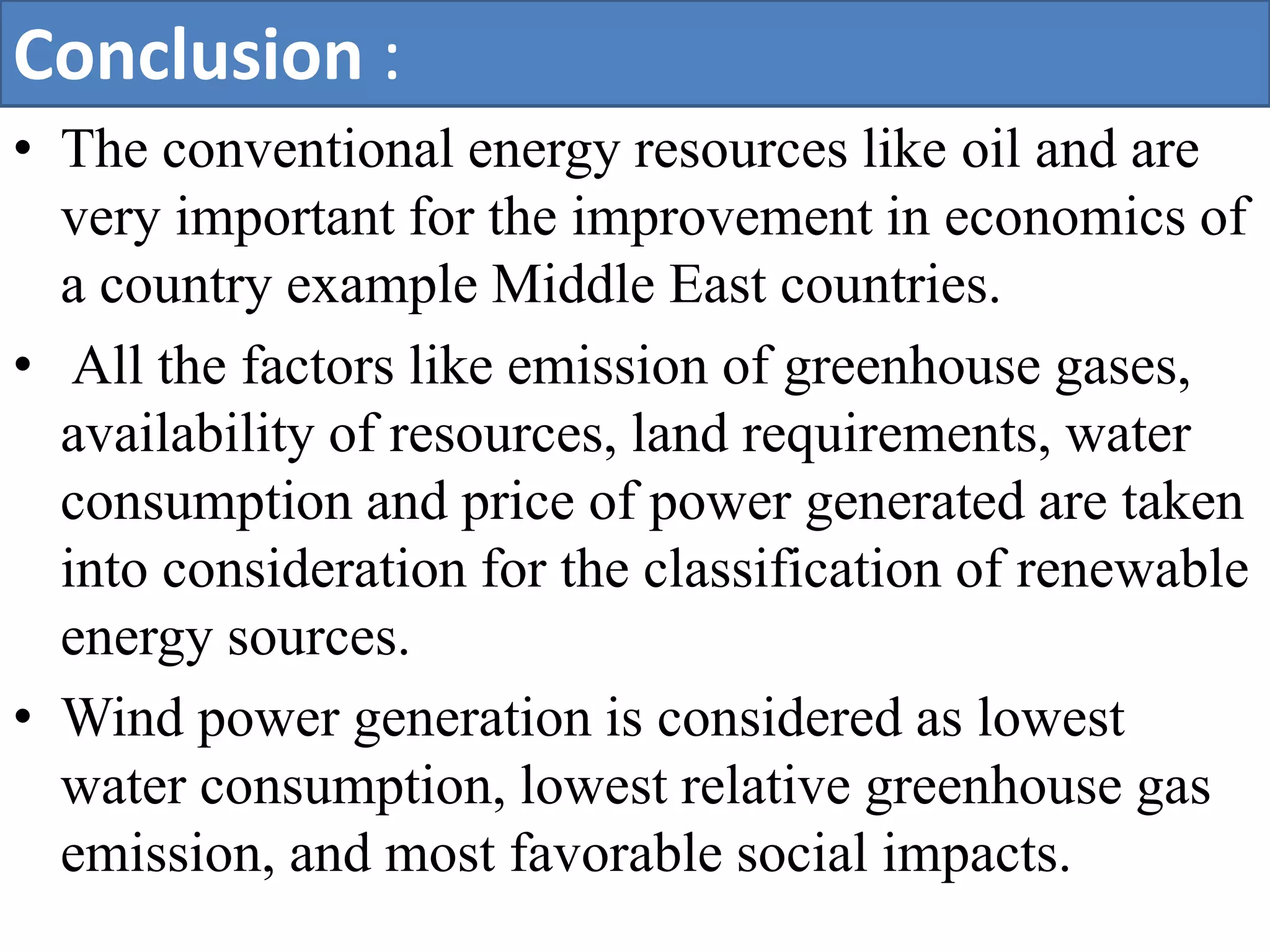Impact of energy sources | PPTX