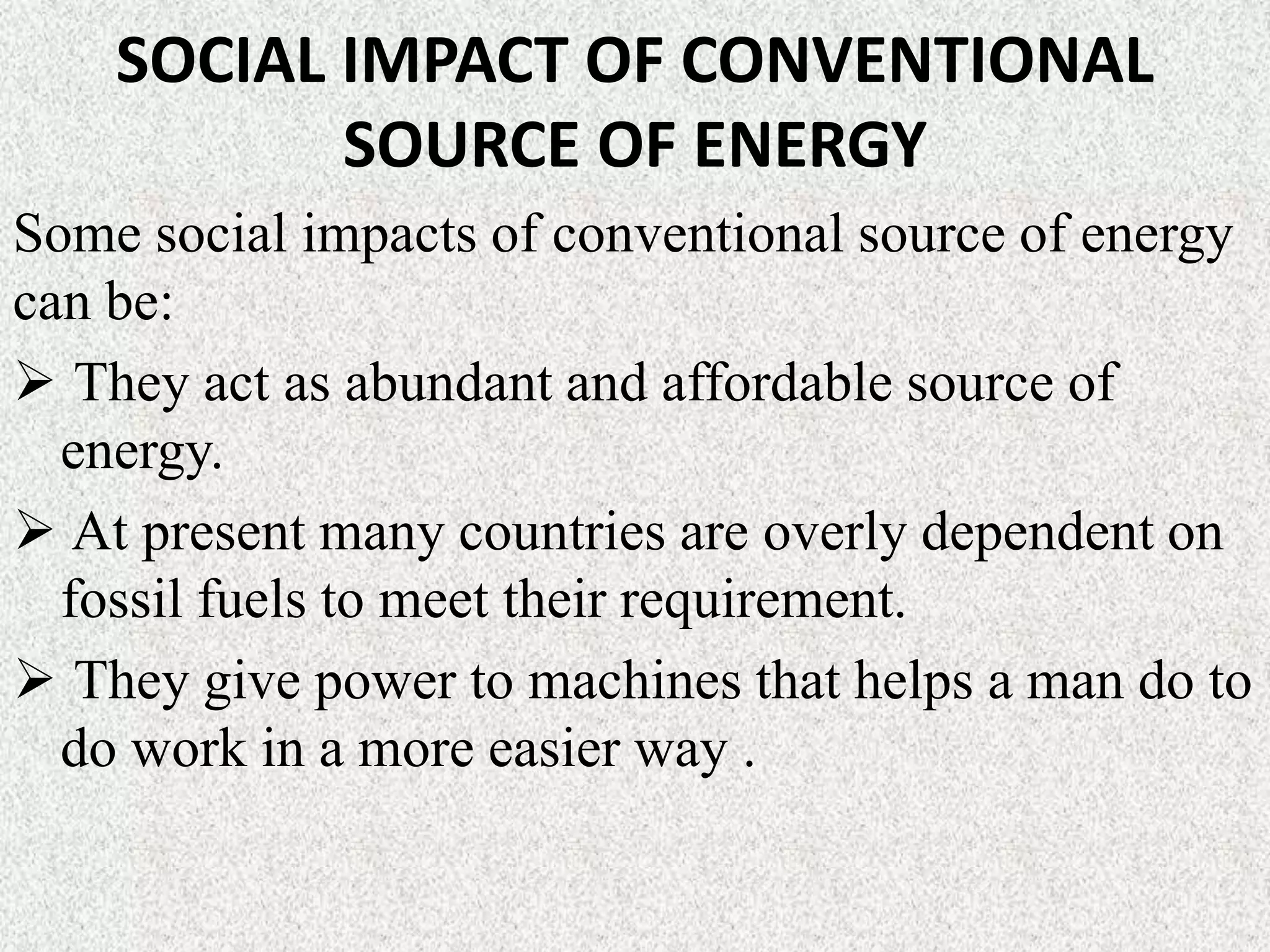 Impact of energy sources | PPTX