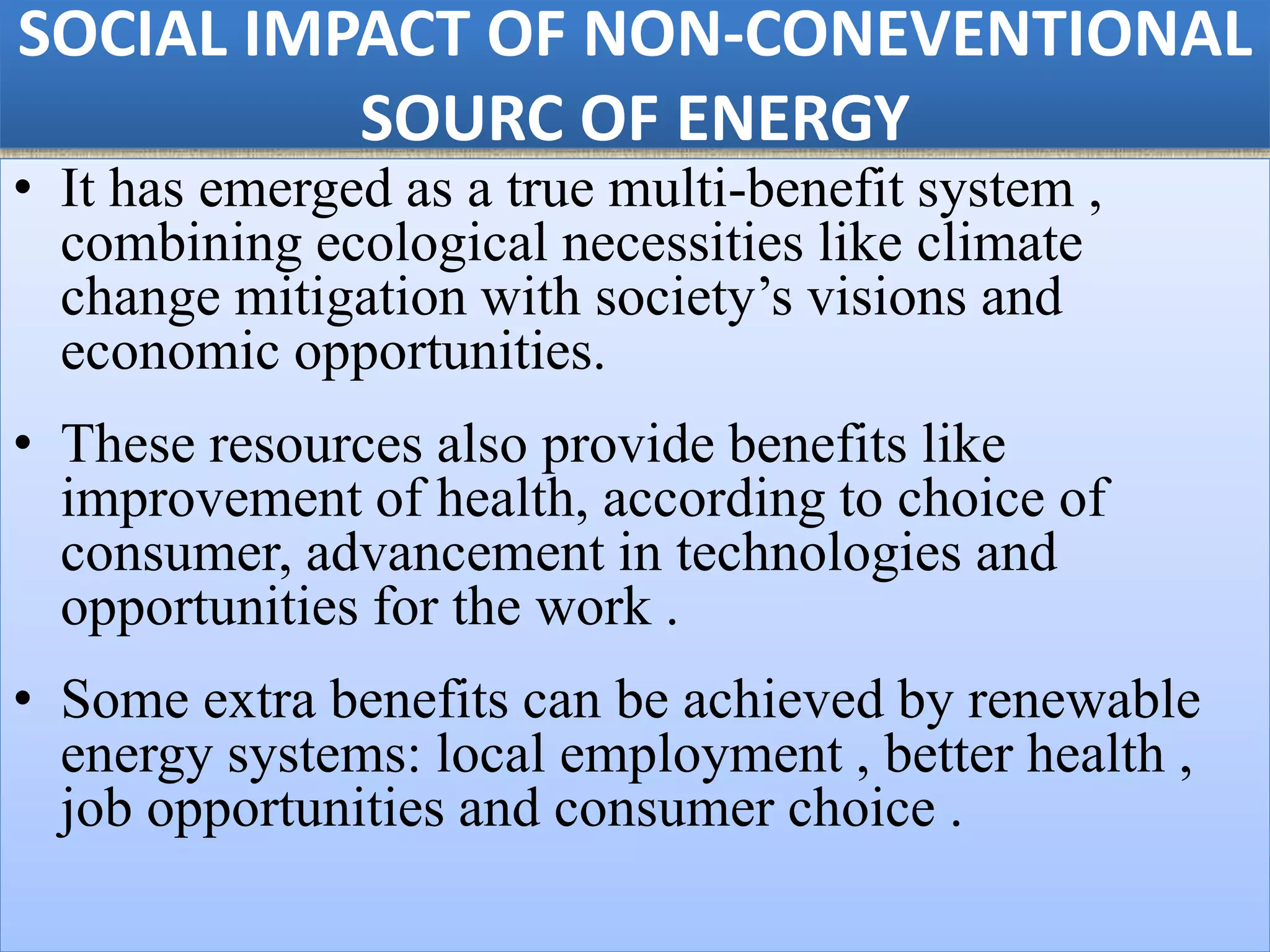 Impact of energy sources | PPTX