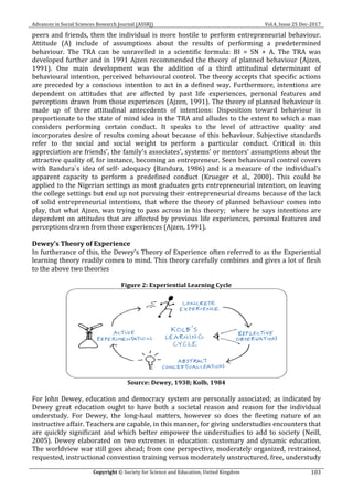Impact of entrepreneurship education on new ventures creation a case ...