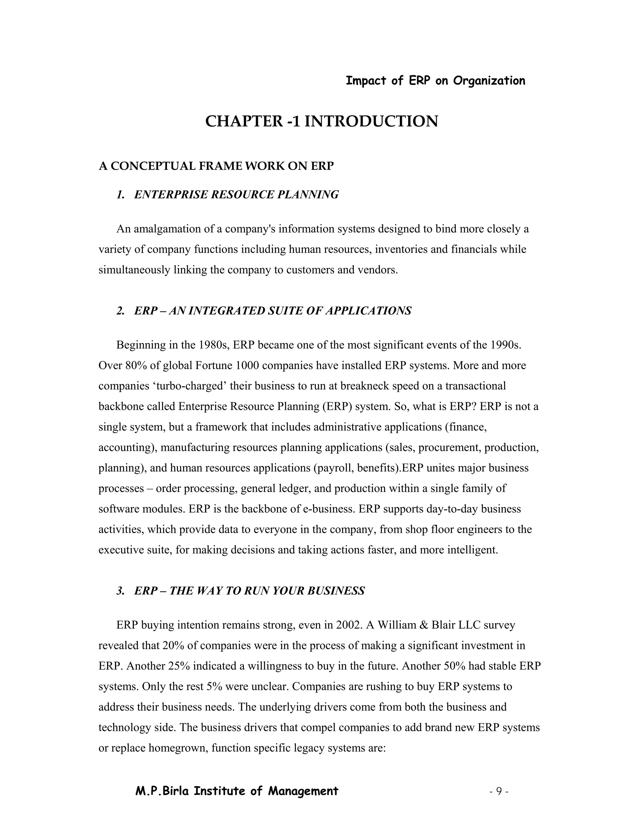 Impact of erp in retail sector | PDF