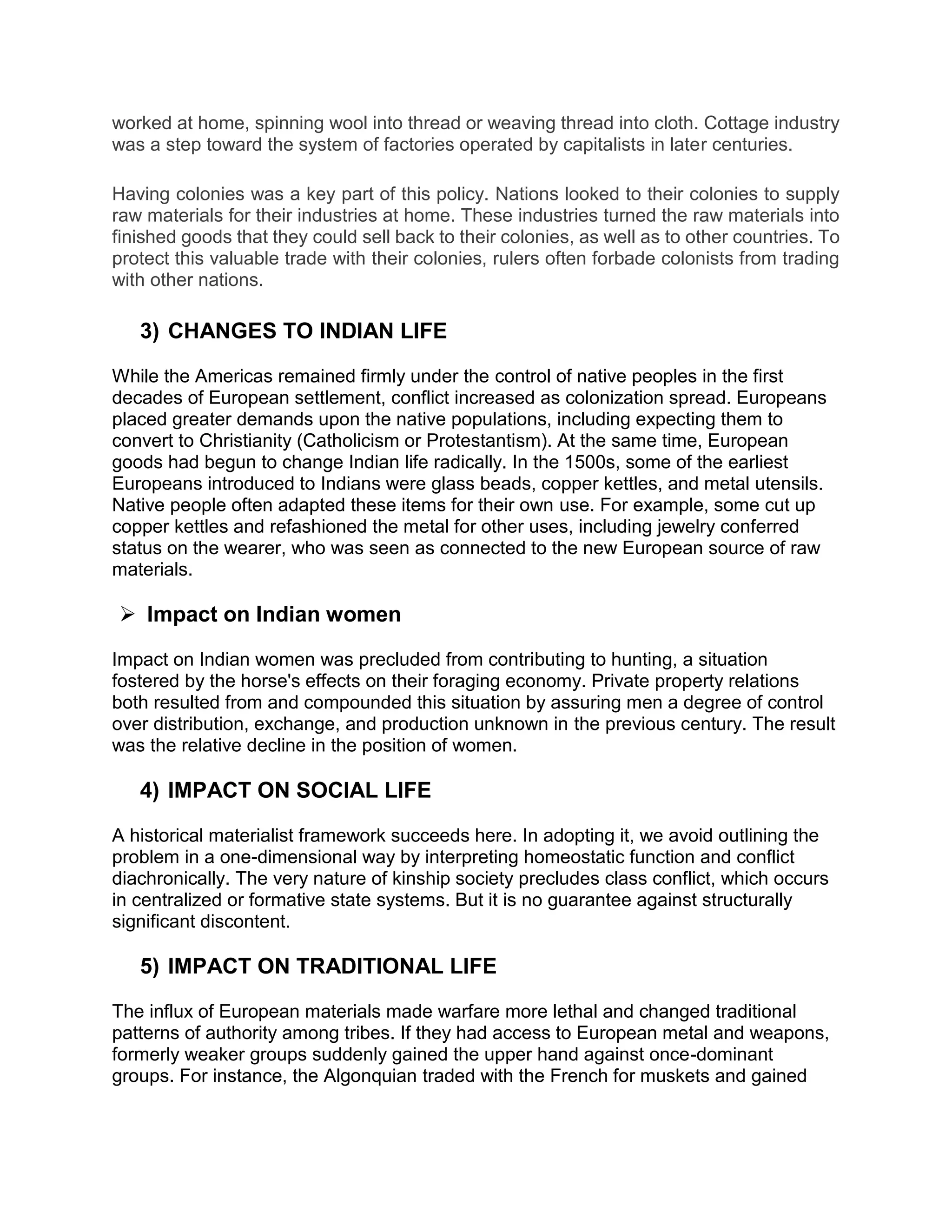 Impact of European exploration and colonization | PDF