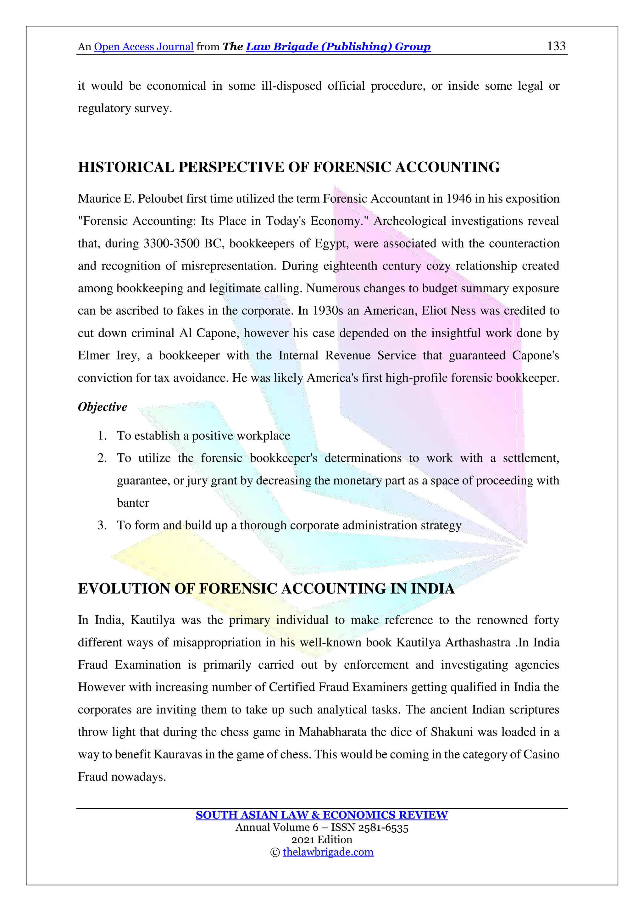 IMPACT OF FORENSIC ACCOUNTING ON INDIAN INDUSTRY | PDF | Business ...