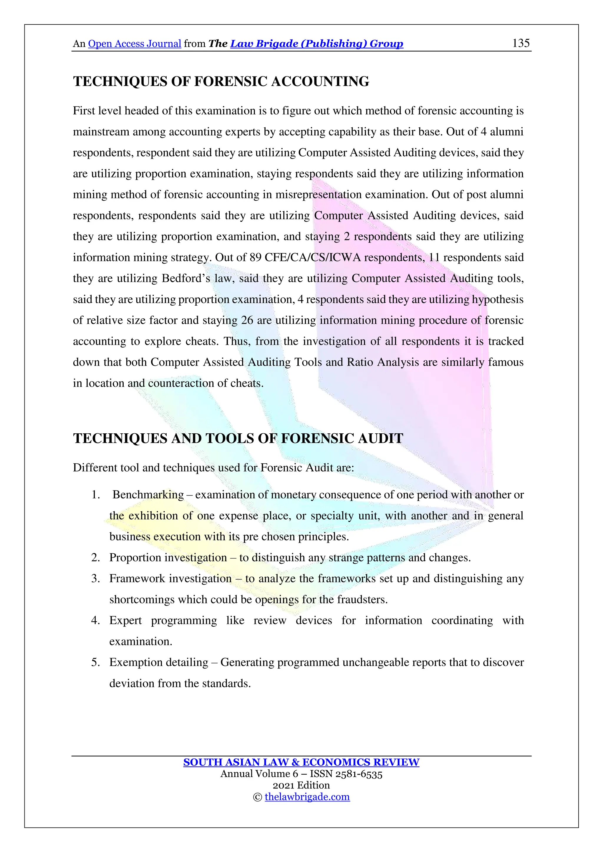 IMPACT OF FORENSIC ACCOUNTING ON INDIAN INDUSTRY | PDF | Business ...