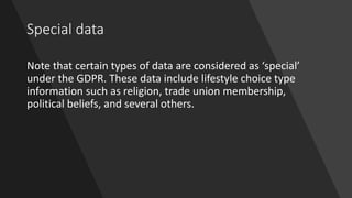 Impact of GDPR on Data Collection and Processing | PPTX