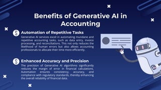 Impact Of Generative AI On Accounting Services | PDF