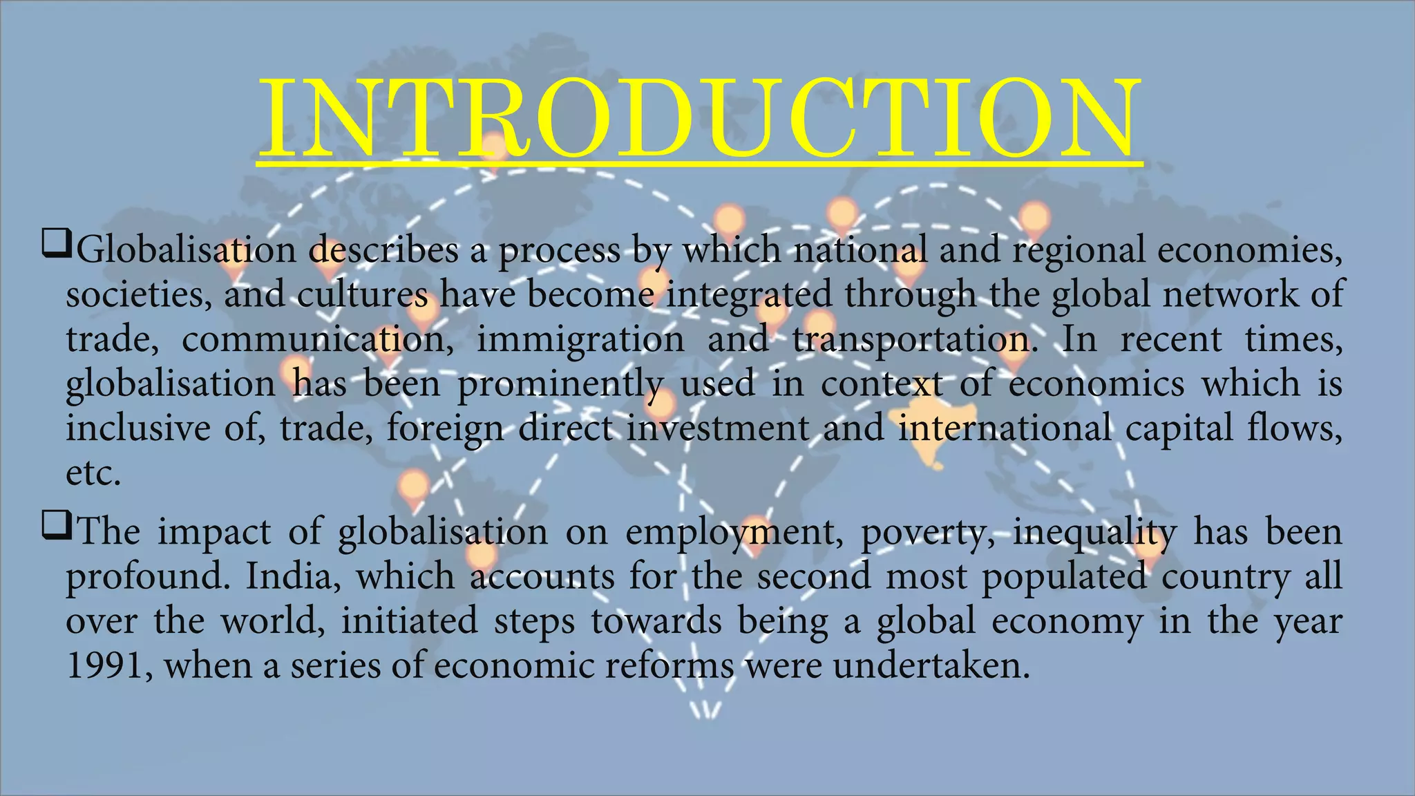 Impact of globalisation on poverty,inequality and employment | PPT