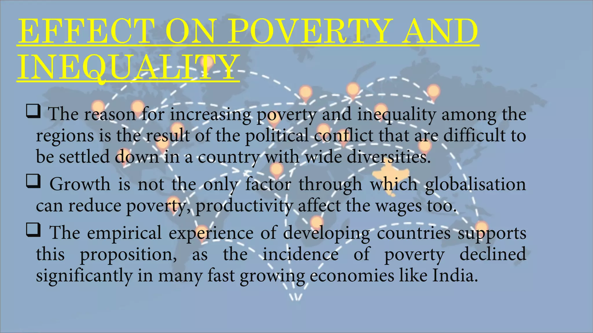 Impact of globalisation on poverty,inequality and employment | PPT