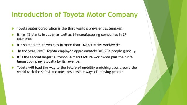 Impact of globalization on toyota motors | PPT