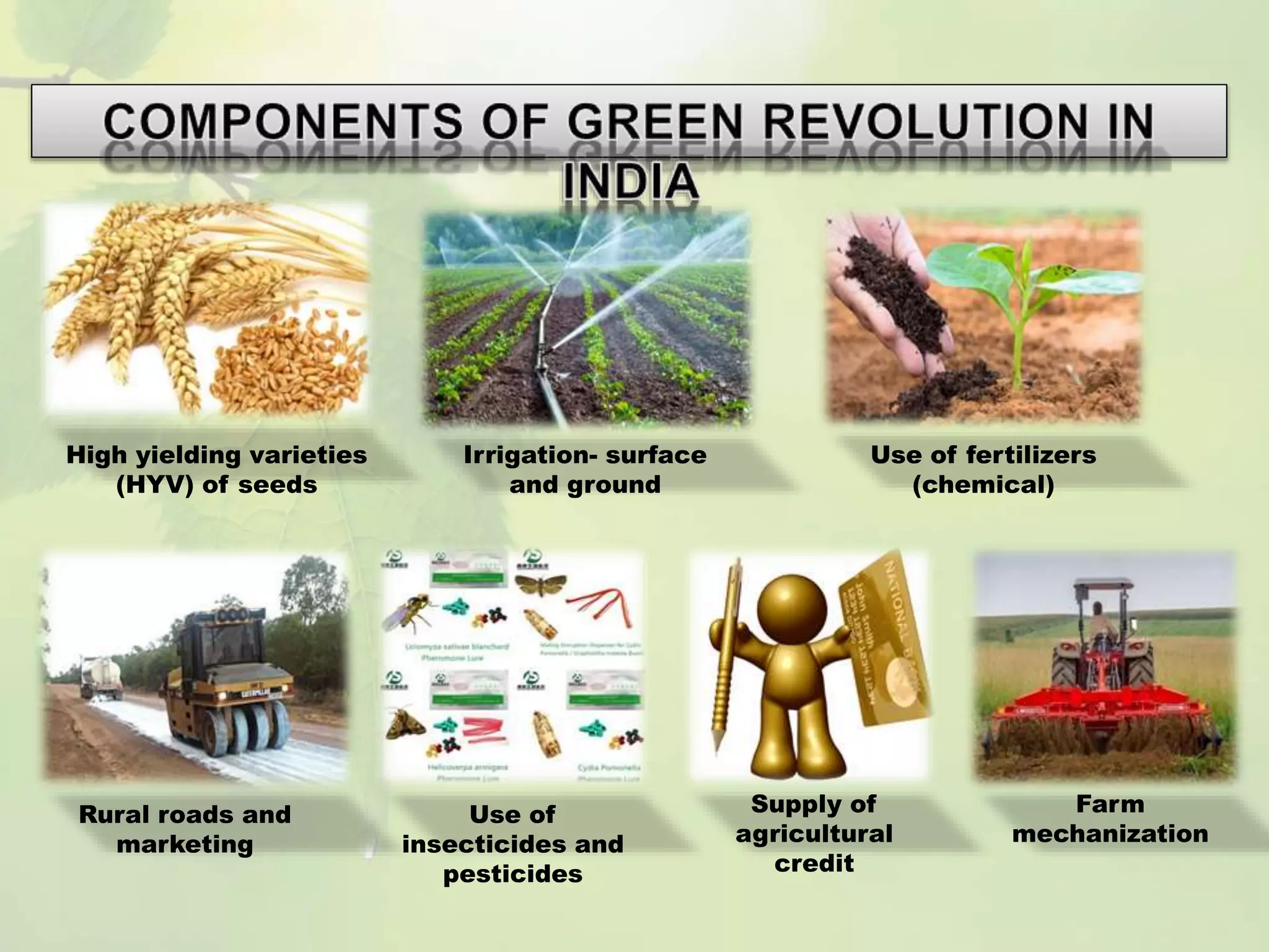 Impact of Green Revolution on Indian Agriculture | PPTX