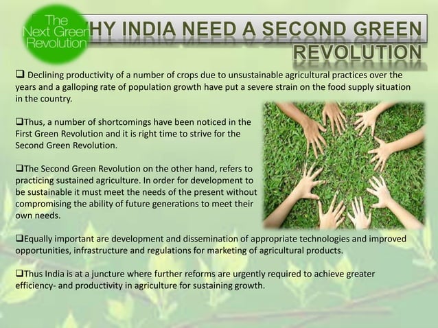 Impact of Green Revolution on Indian Agriculture | PPTX