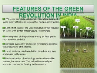 Impact of Green Revolution on Indian Agriculture | PPTX