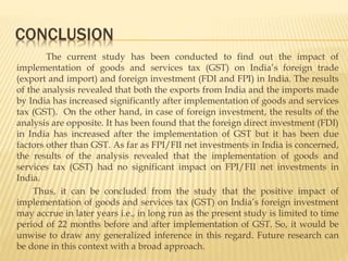 Impact of GST on Foreign Trade and Foreign Investment.pptx