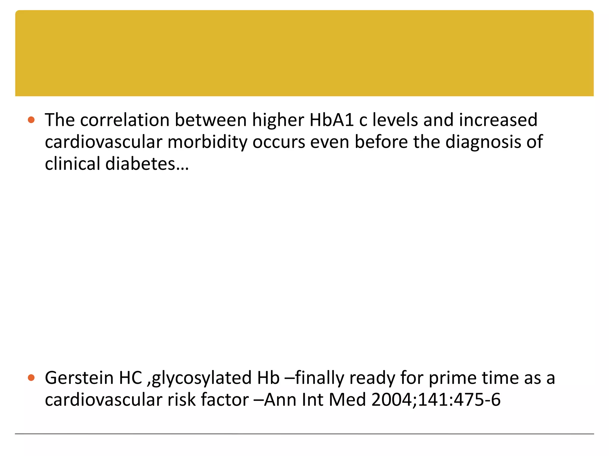 Impact of hba1 c | PPTX