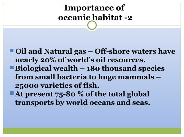 Impact of human activities on global marine environment | PPT ...