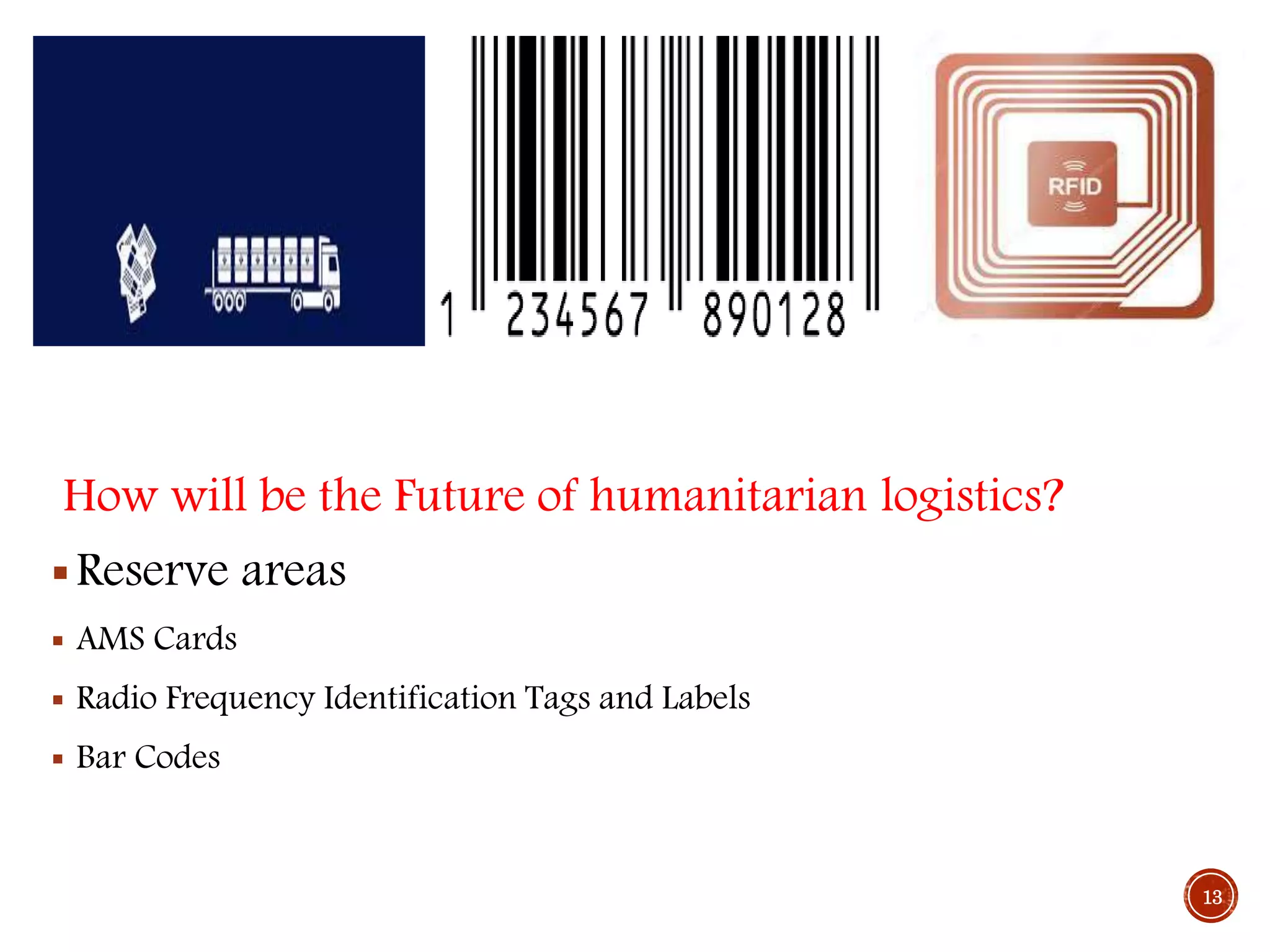 Impact of humanitarian logistics in disaster relief operations | PPTX