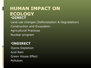 Impact of humans on environment | PPT