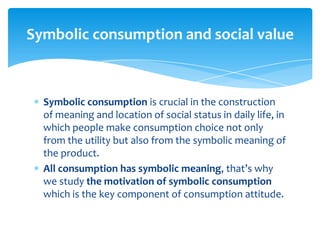 Impact of human value, consumer perceived value | PPT