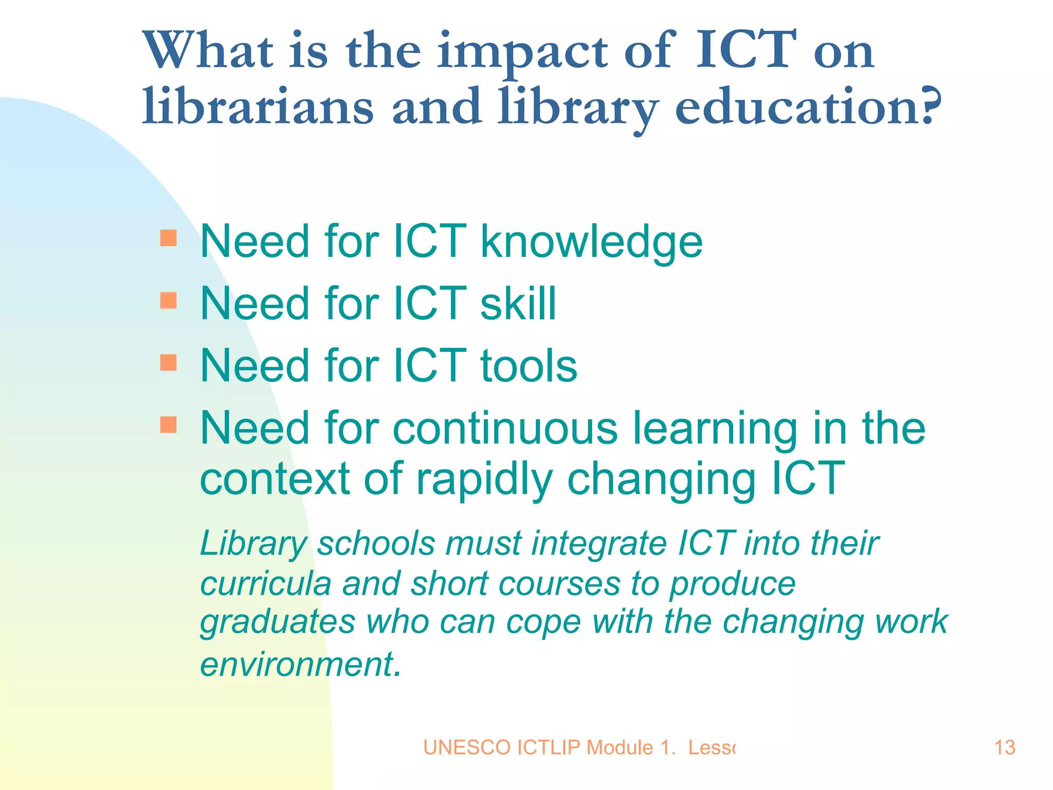 Impact Of Ict on libraries | PPT