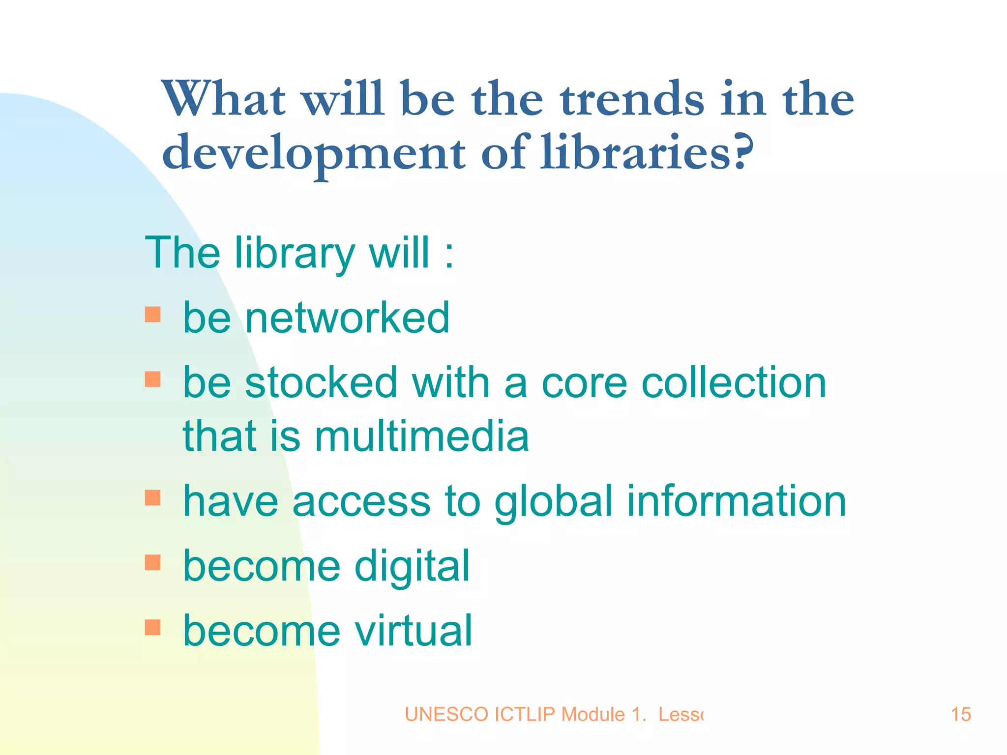 Impact Of Ict on libraries | PPT