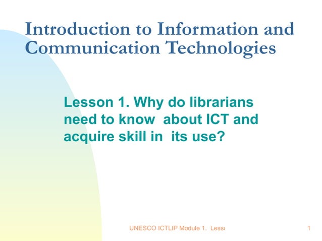 Impact Of Ict on libraries | PPT