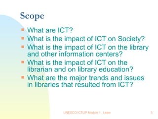 Impact Of Ict on libraries | PPT