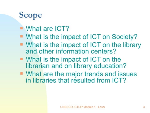 Impact Of Ict on libraries | PPT