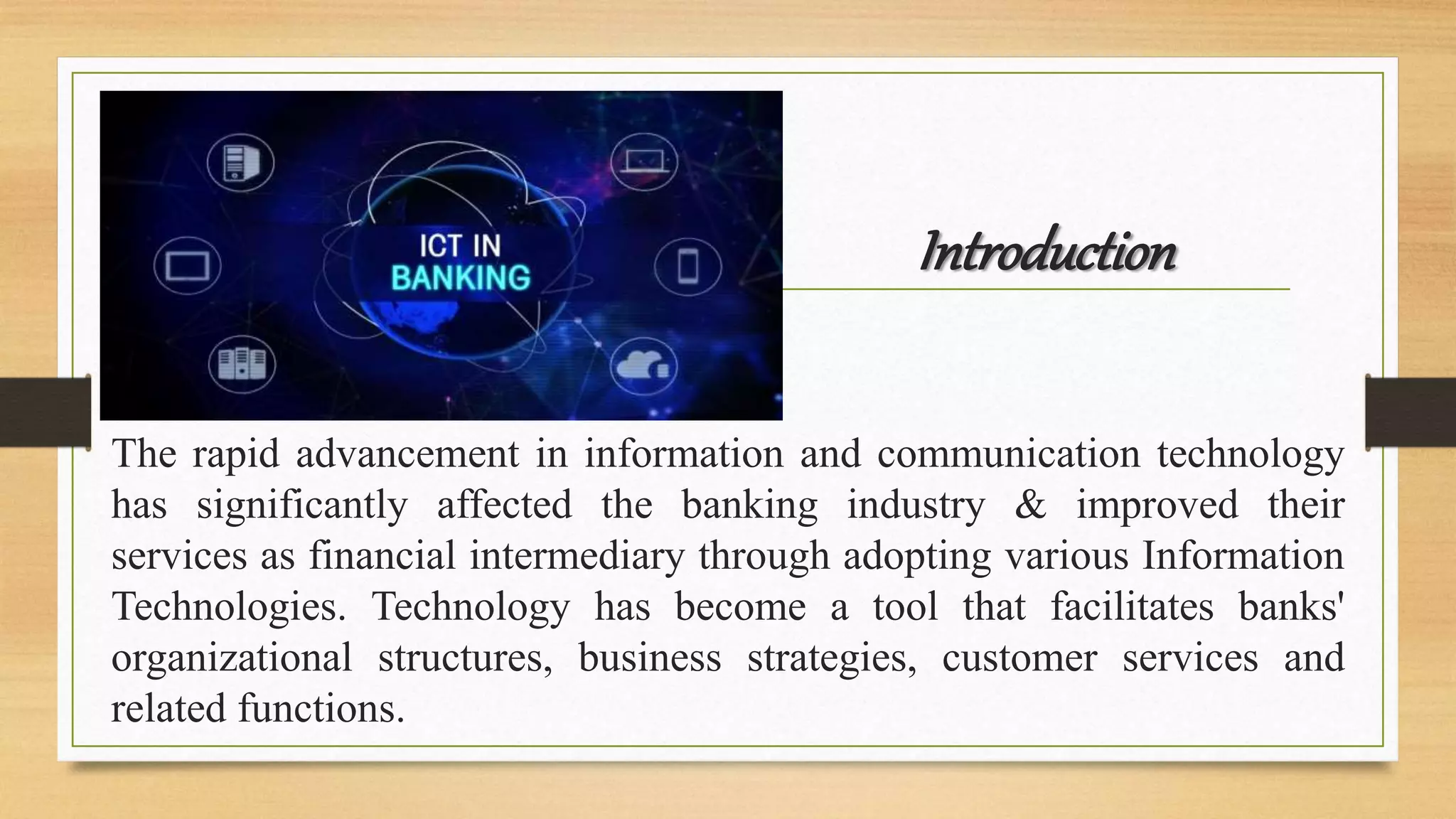 ICT in Banking Sector, Bangladesh | PPTX